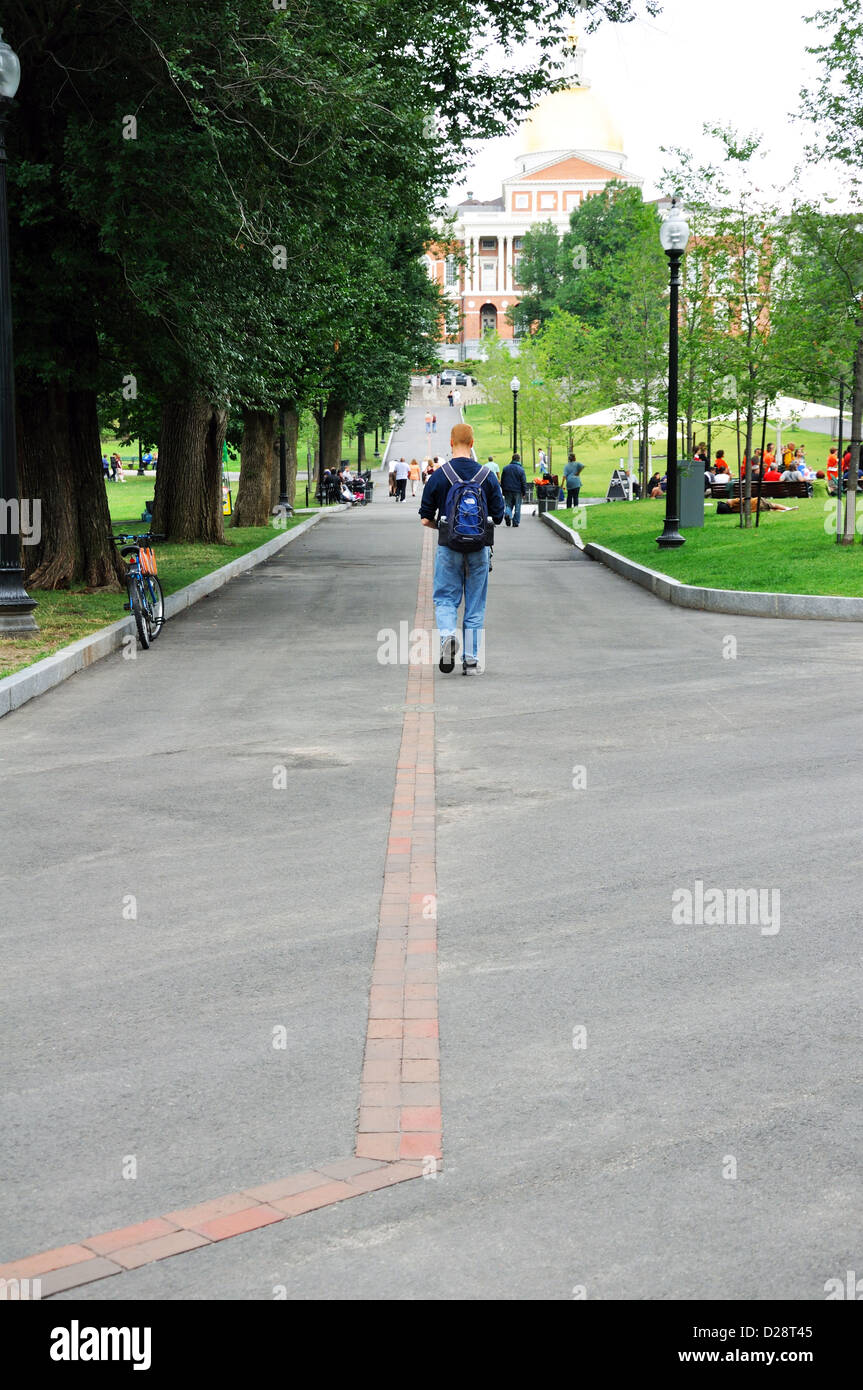 The Freedom Trail walking tour, Boston, Massachusetts, USA Stock Photo ...