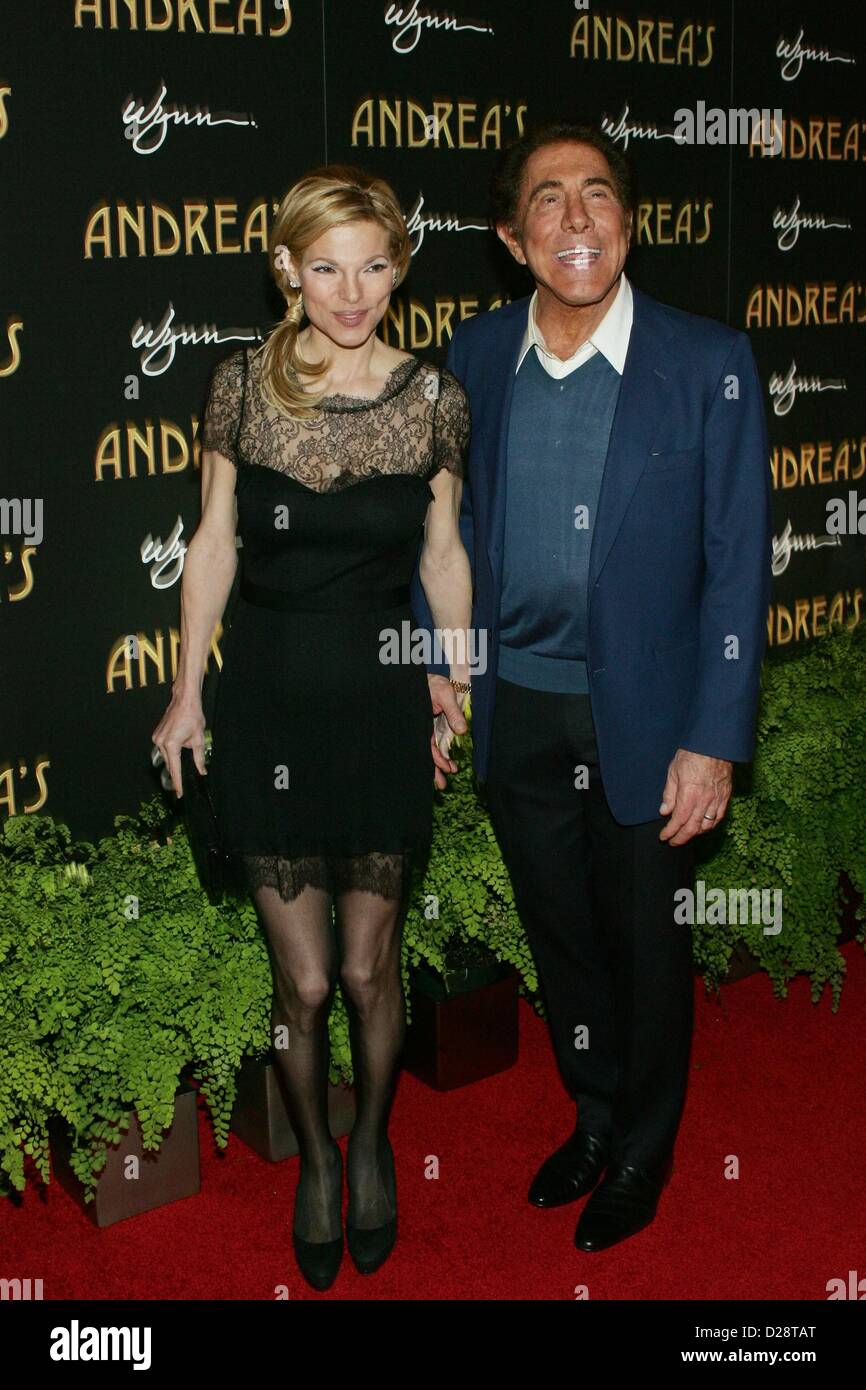 Las Vegas, Nevada, USA. 16th January 2013. Andrea Wynn, Steve Wynn at ...