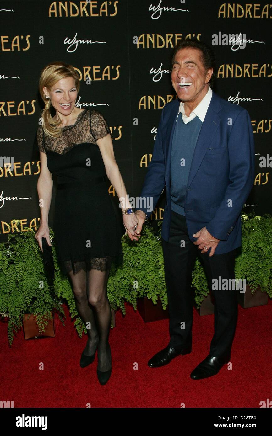 Las Vegas, Nevada, USA. 16th January 2013. Andrea Wynn, Steve Wynn at ...