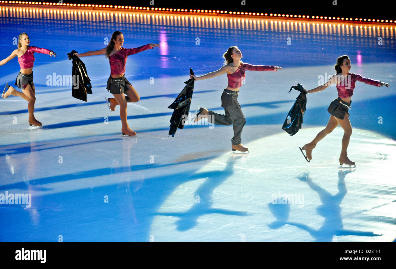 Female figure skaters Stock Photo - Alamy