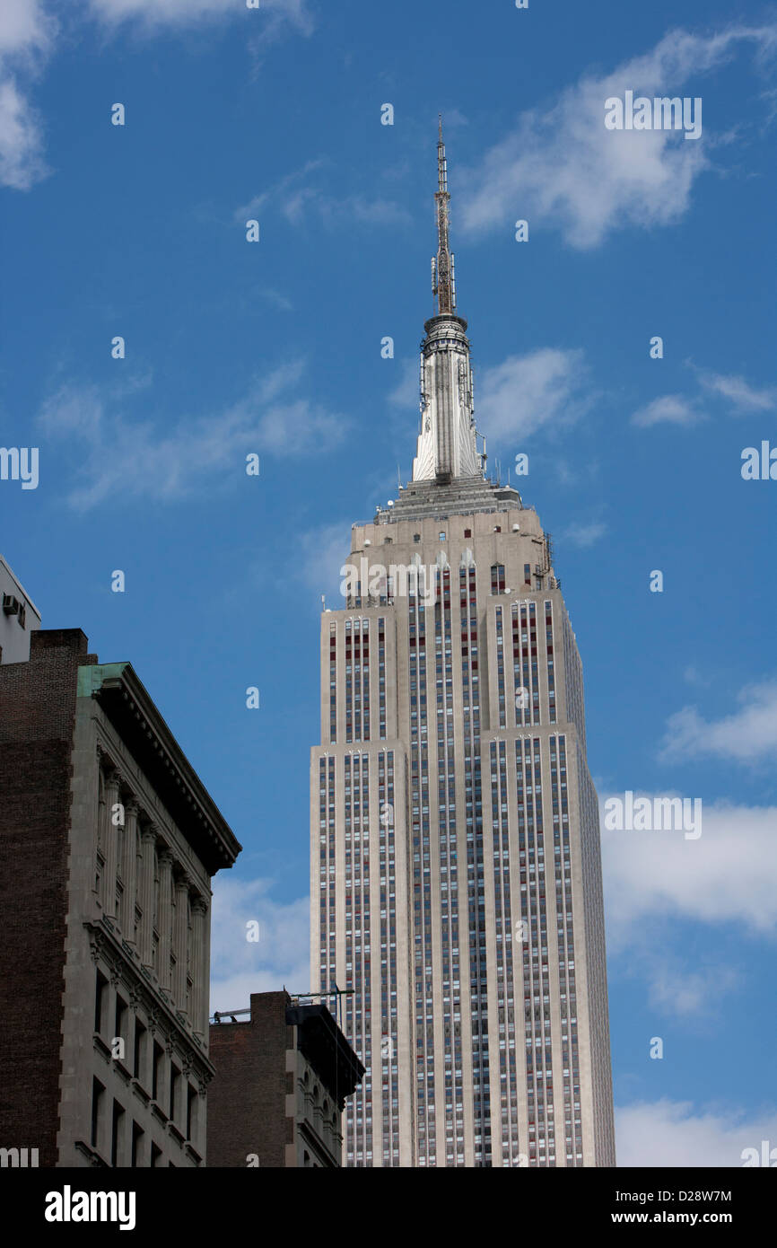 Manhattan skyscrapers, Empire state building Stock Photo - Alamy