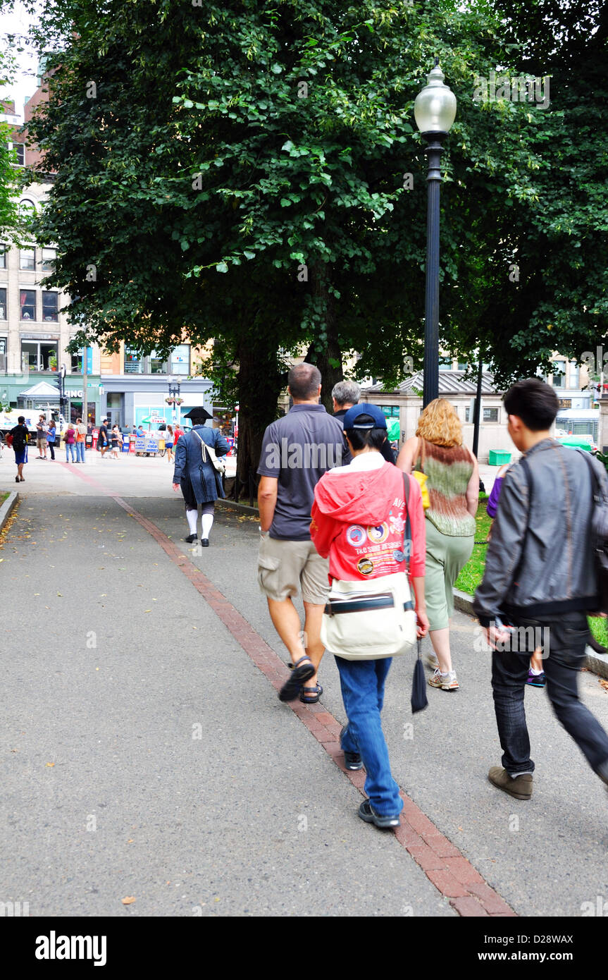 The Freedom Trail walking tour, Boston, Massachusetts, USA Stock Photo ...