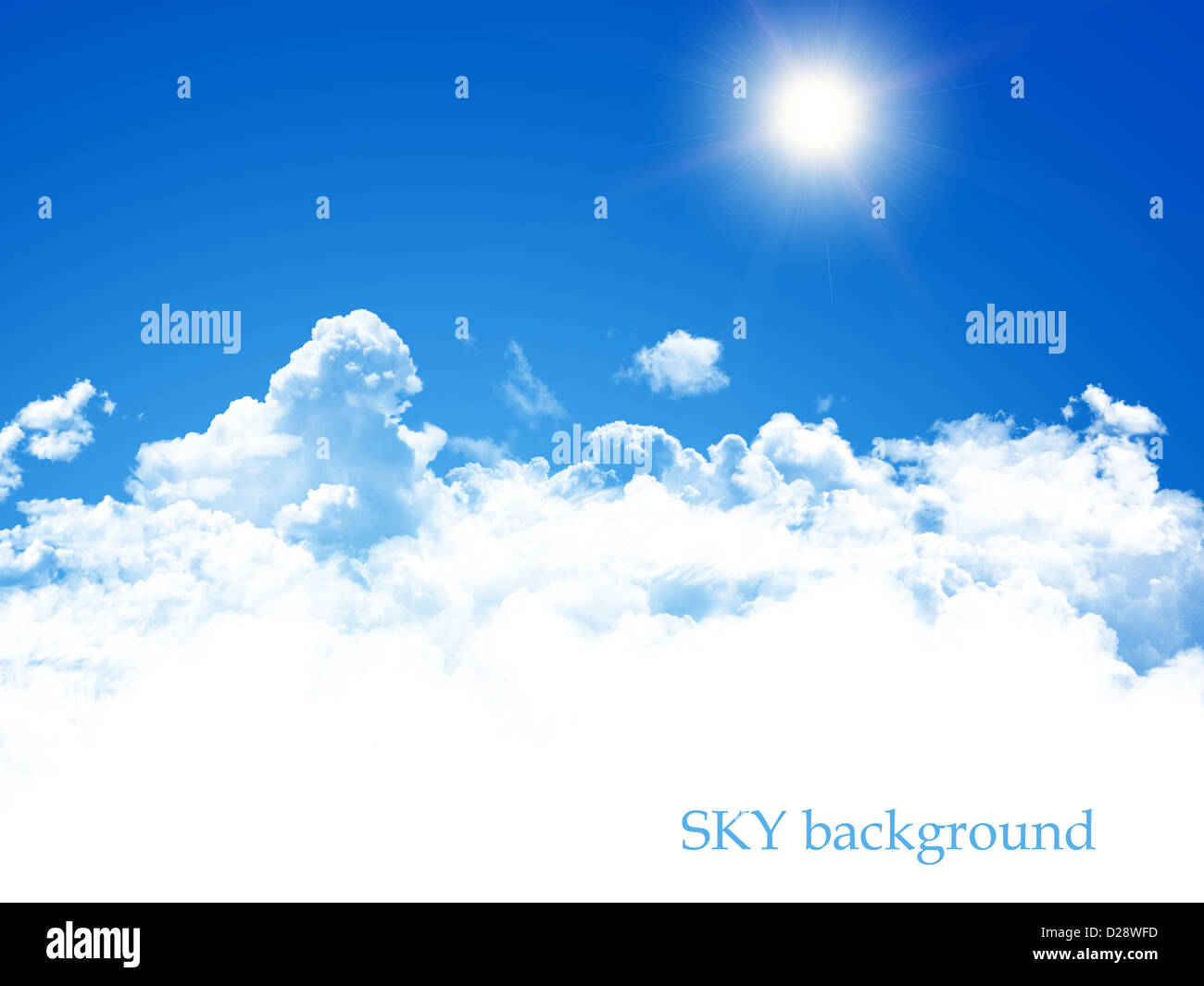 blue sky background Stock Photo - Alamy