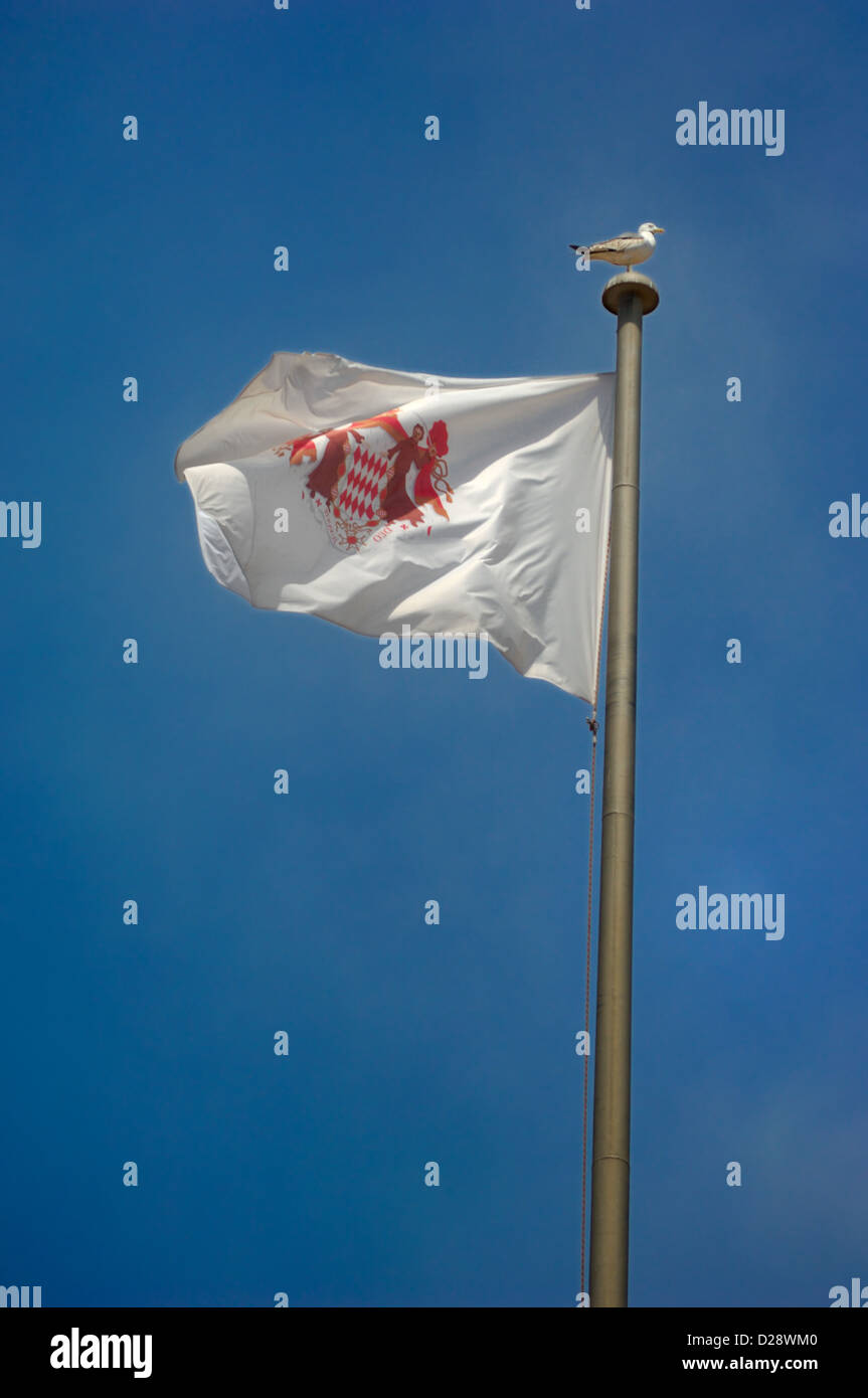 State flag of manaco monte carlo hi-res stock photography and images ...