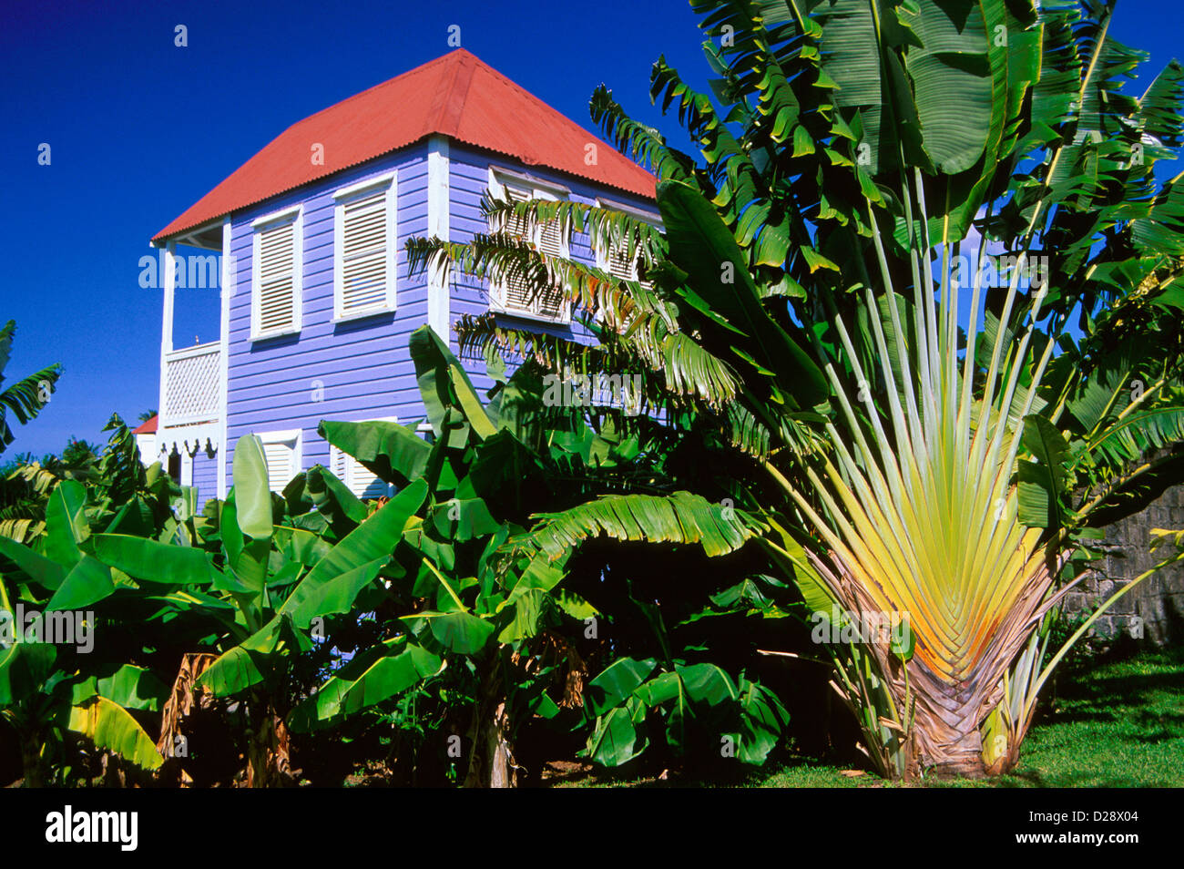 St. Kitts. Rawlins Estate. Kate Spencer'S House Stock Photo - Alamy