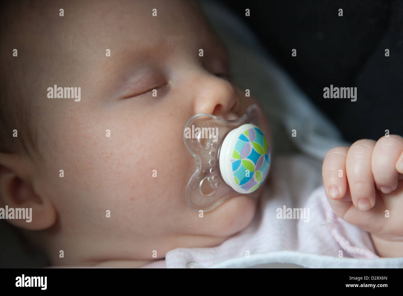 Pacifier baby sleep hi-res stock photography and images - Alamy