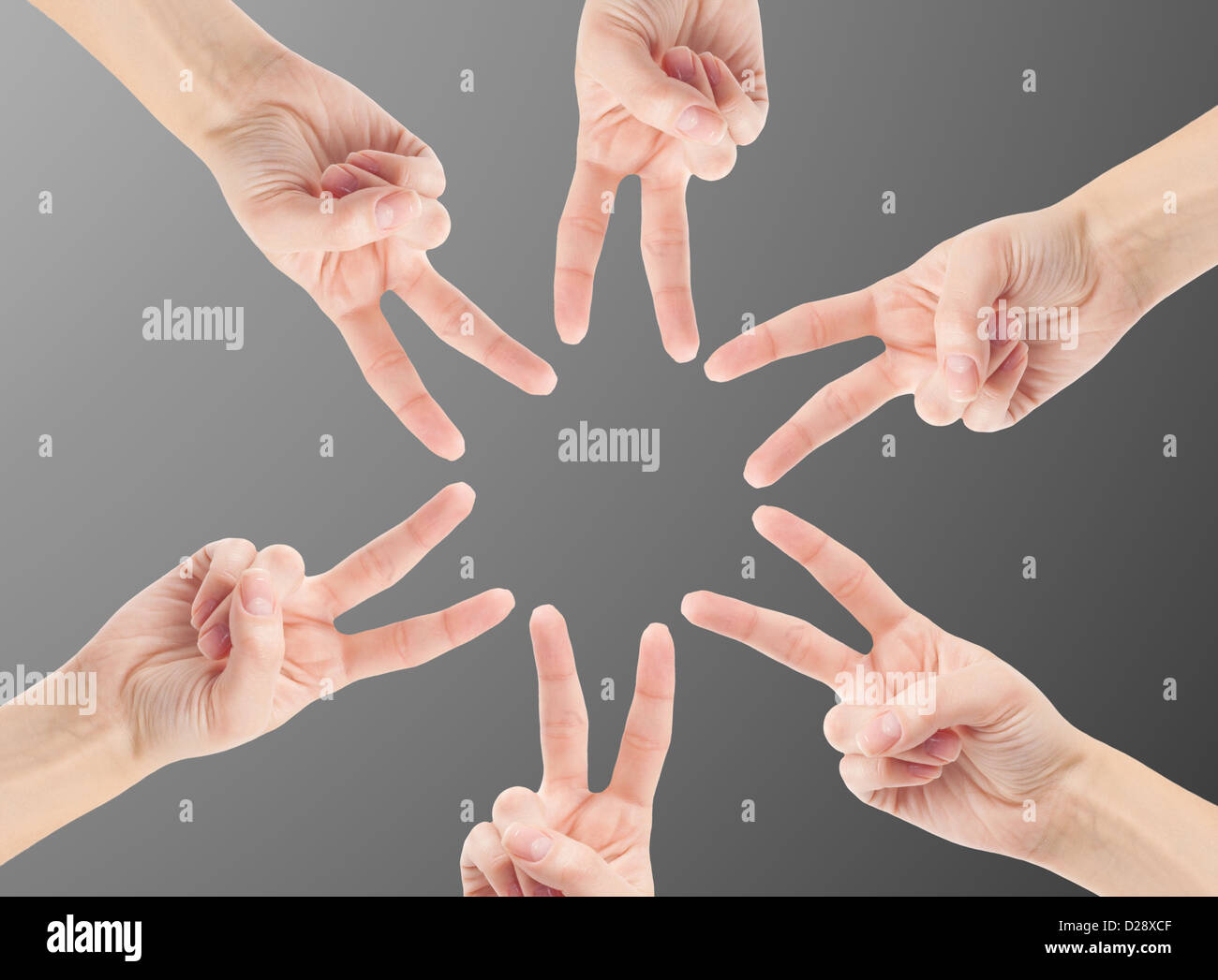 Finger forming star shape hi-res stock photography and images - Alamy
