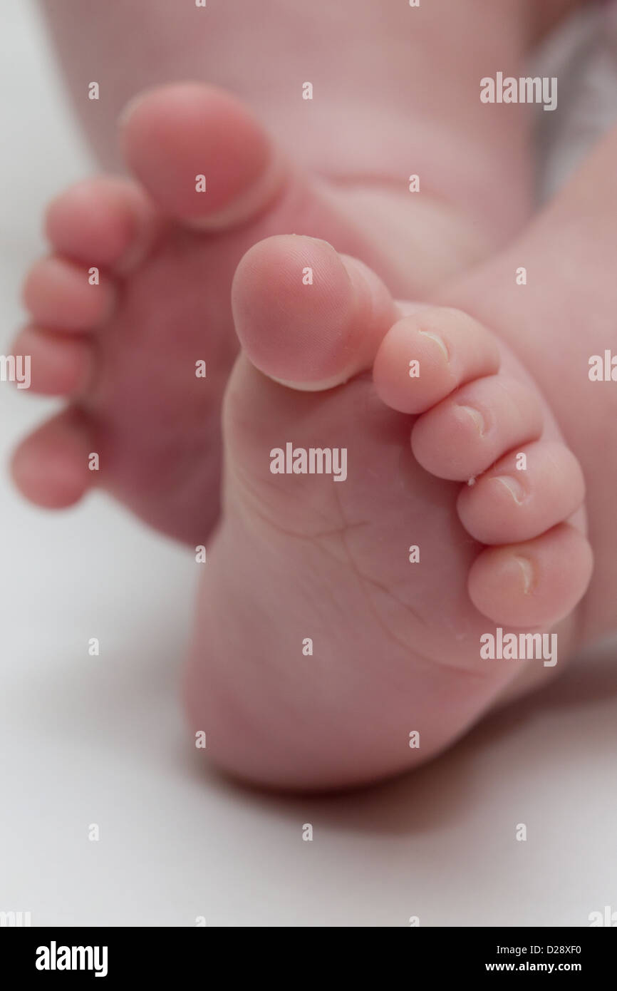 Babies toes hi-res stock photography and images - Alamy