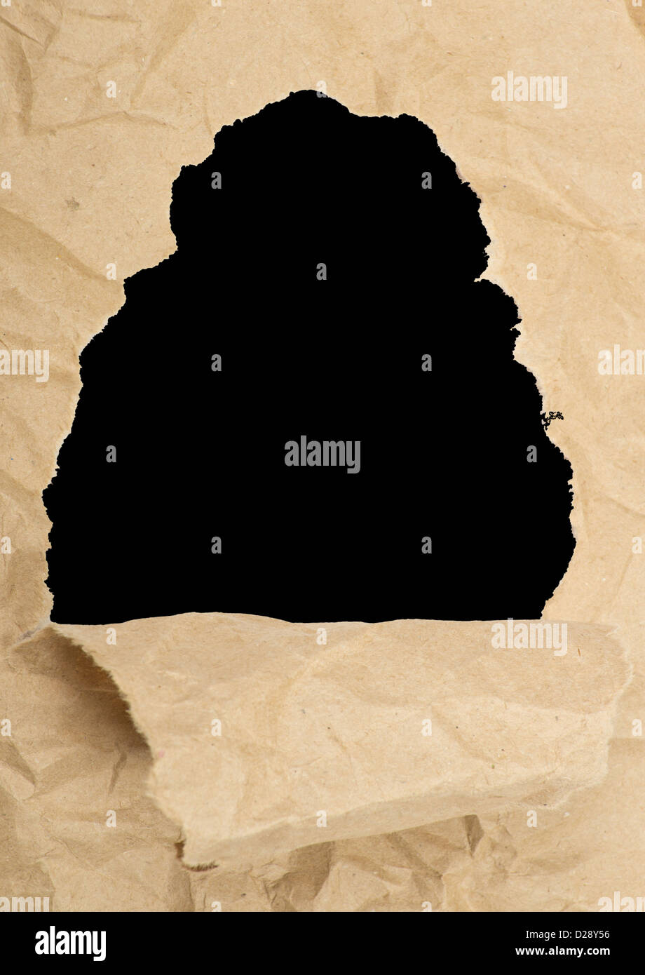 ripped white paper against a black background Stock Photo - Alamy