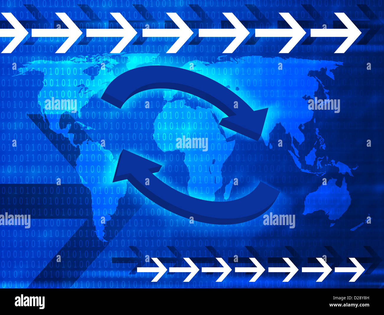 Blue abstract communication background. Computer generation Stock Photo ...