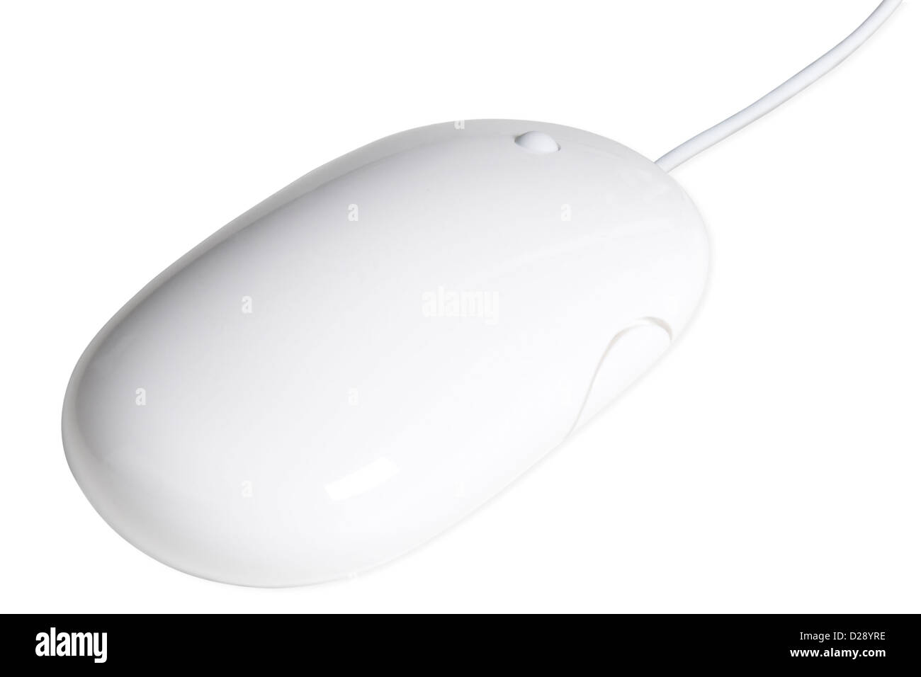 Isolated modern white mouse Stock Photo - Alamy