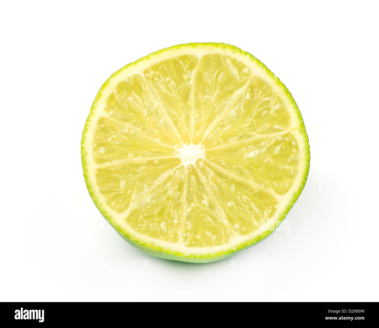 Slice of fresh lime Stock Photo - Alamy