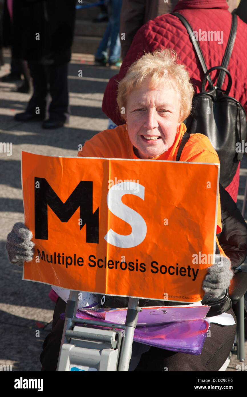 Demonstration Against Coalition Cuts To Disabled Peoples Services And