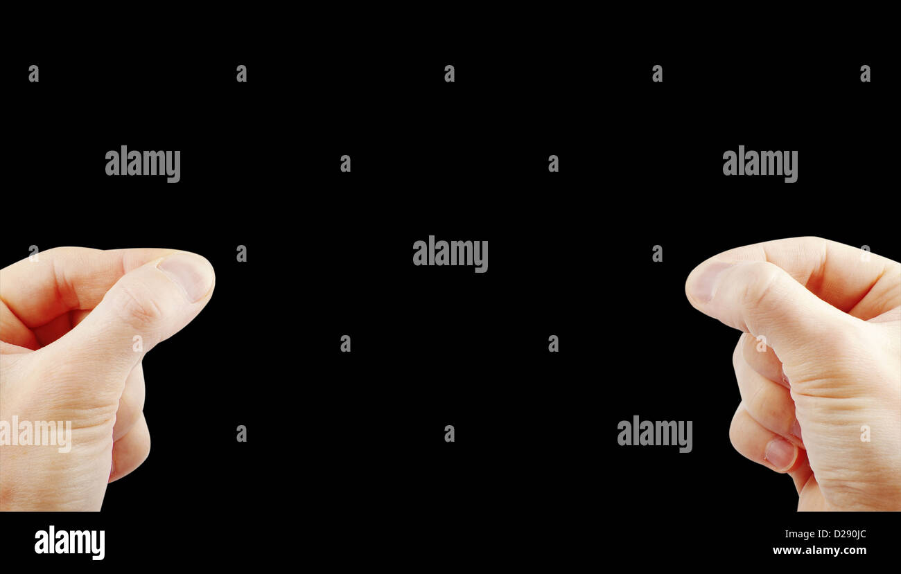 well shaped male hand and arm holding for something Stock Photo - Alamy