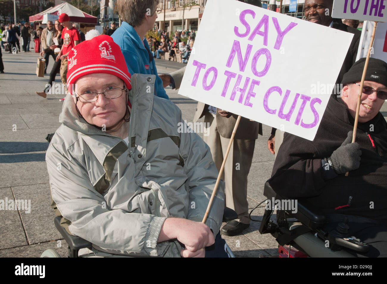 Disabled people against cuts hi-res stock photography and images - Alamy
