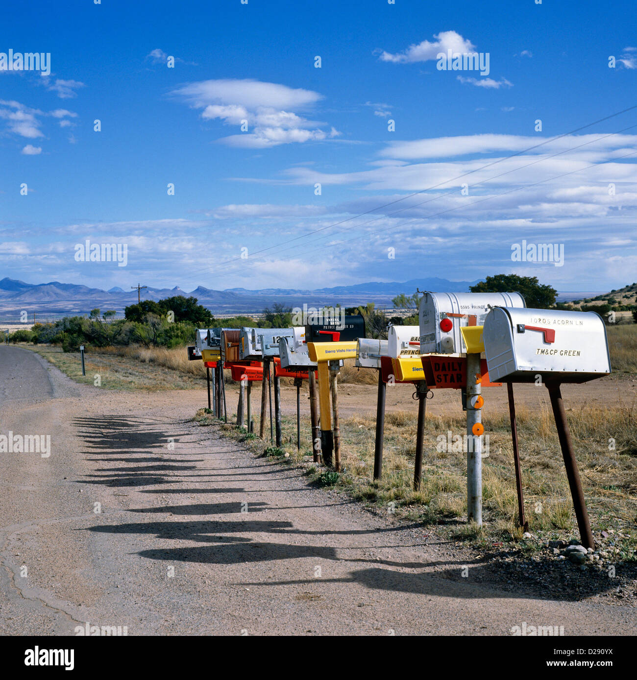 Postal boxes usa hi-res stock photography and images - Alamy