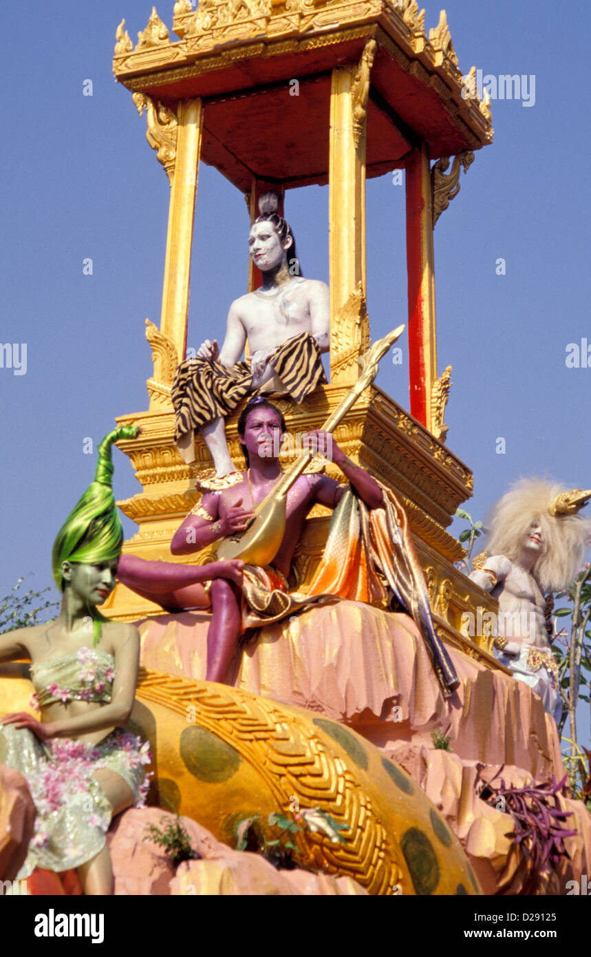 Thailand. Bangkok. Songkran Parade. Float Stock Photo - Alamy