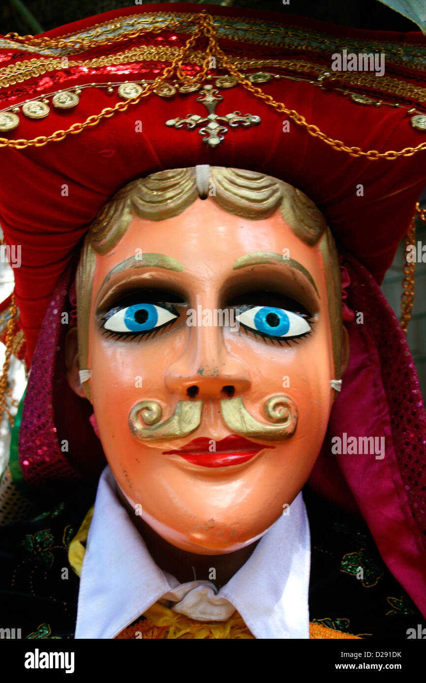 Nicaragua, Masked Dancer Of Ballet Folklorico In Diriamba Stock Photo ...
