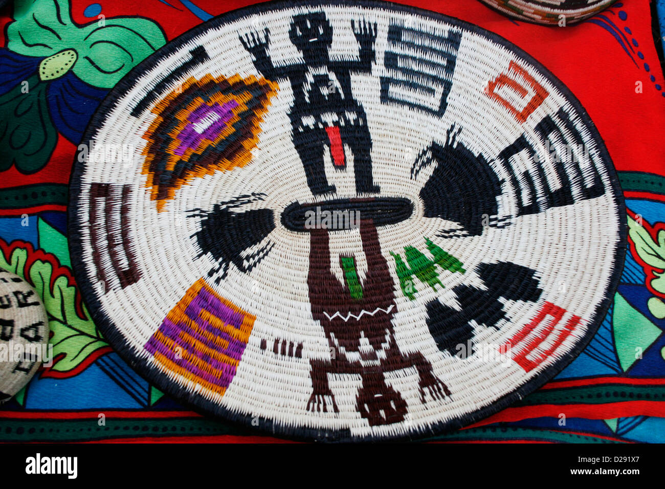 Panama, Embera Basket Stock Photo - Alamy