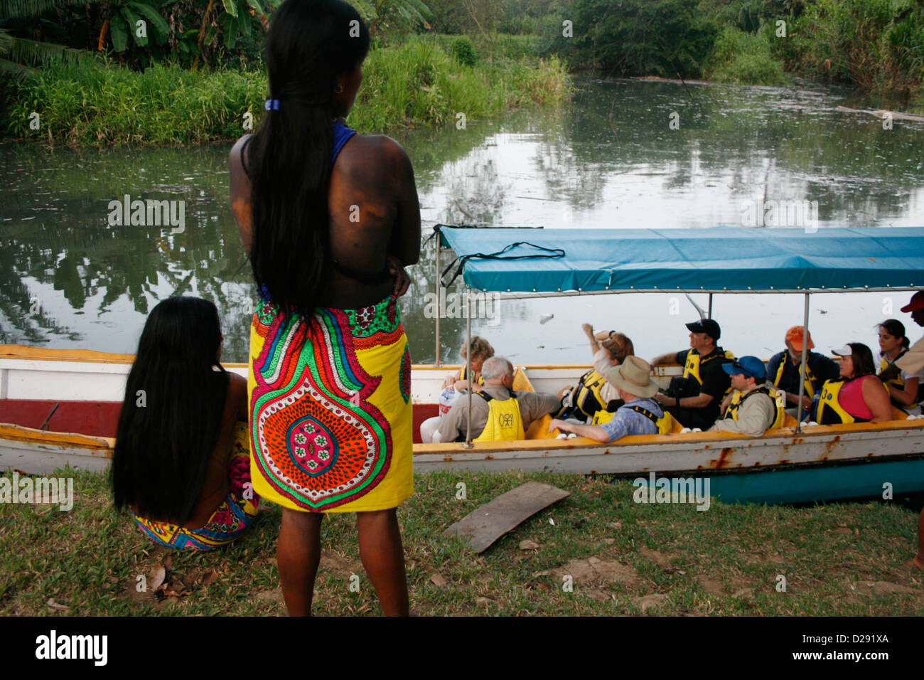 Panama tourists embera darien travel world panama landscape color hi ...
