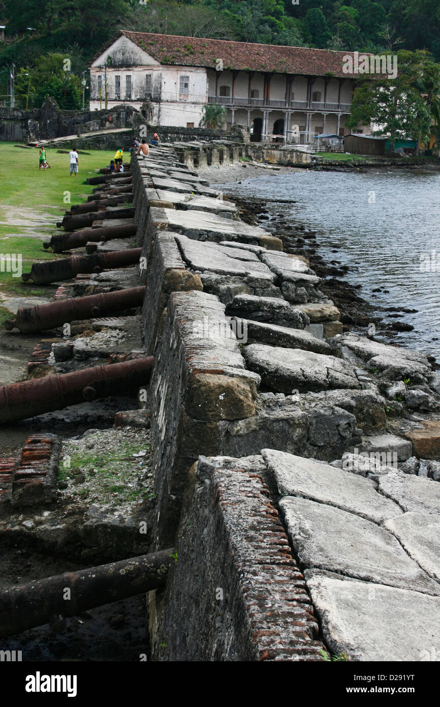 Panama, Fort At Portobelo Stock Photo - Alamy