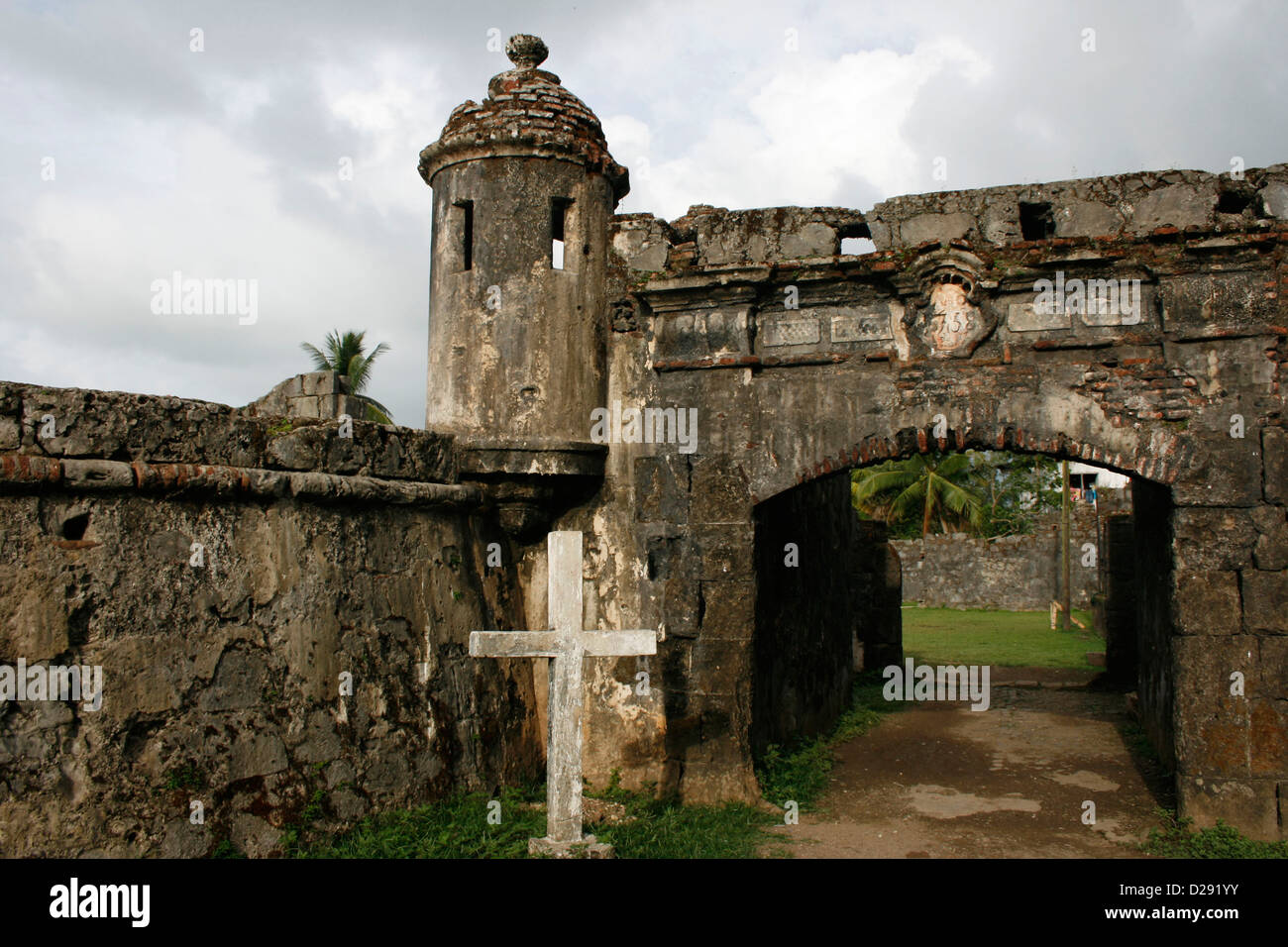 Panama, Fort At Portobelo Stock Photo - Alamy