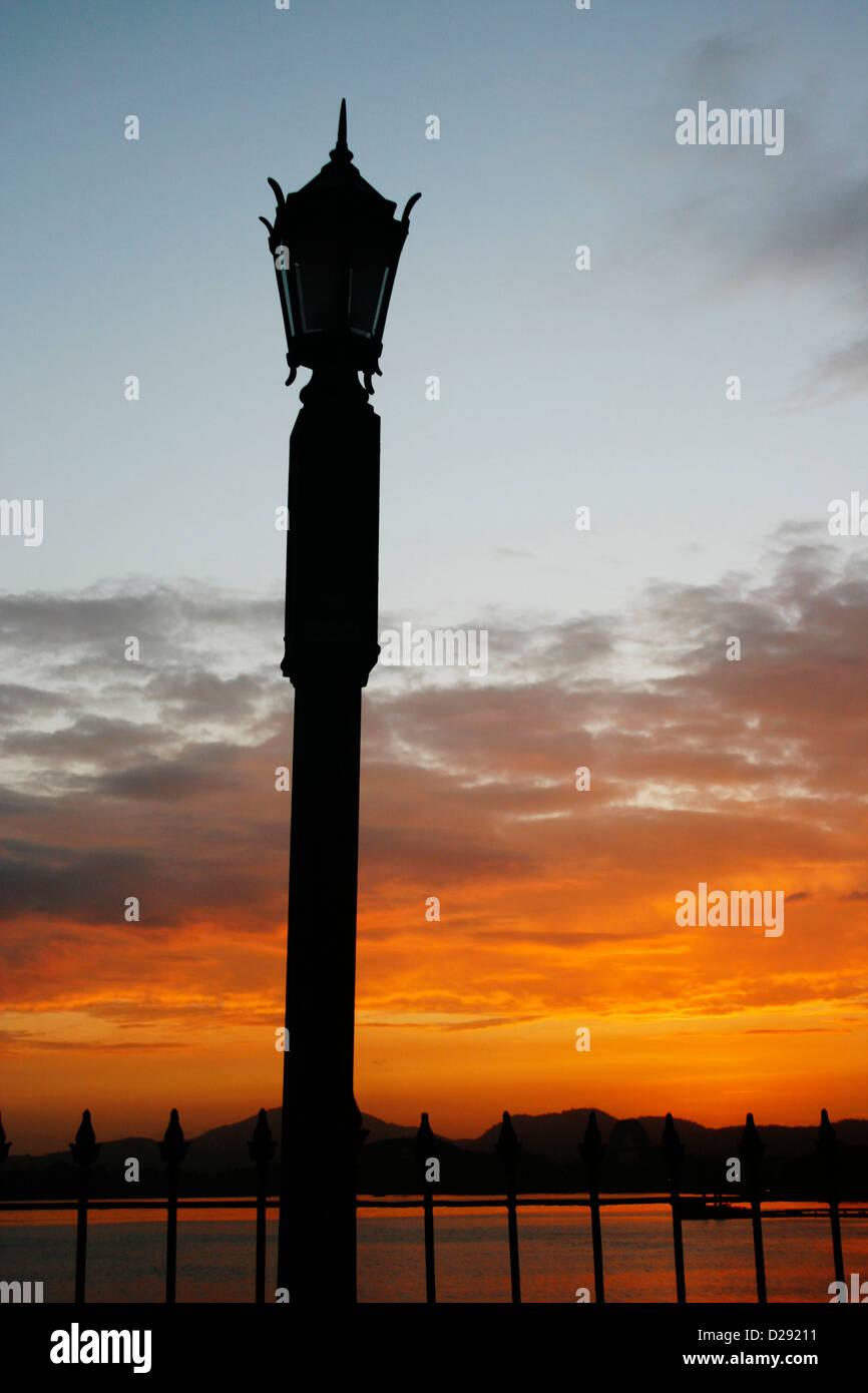 Panama, Panama City Sunset Stock Photo - Alamy
