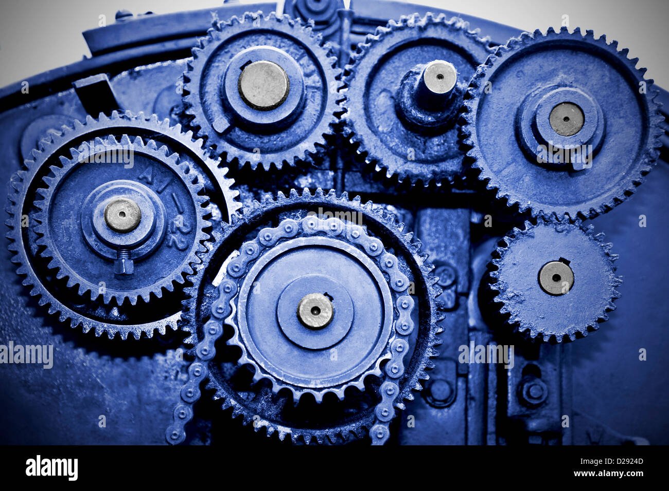 Turning cogwheels hi-res stock photography and images - Alamy
