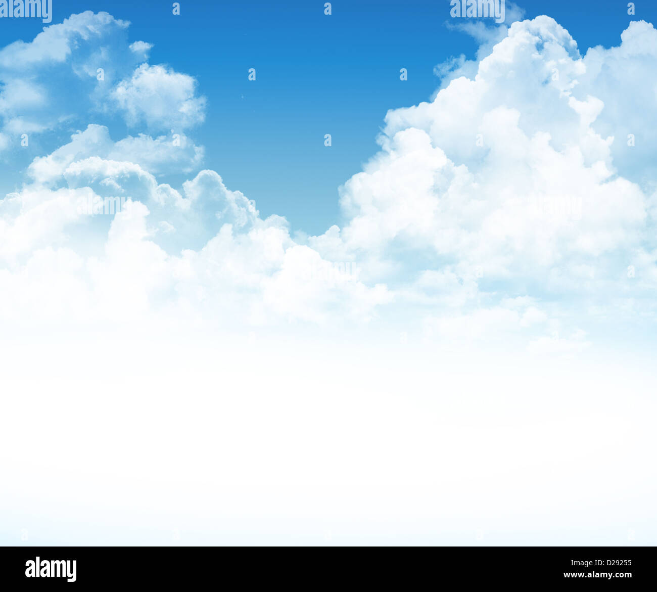 Beautiful Blue Sky Background Template With Some Space for Input Text ...