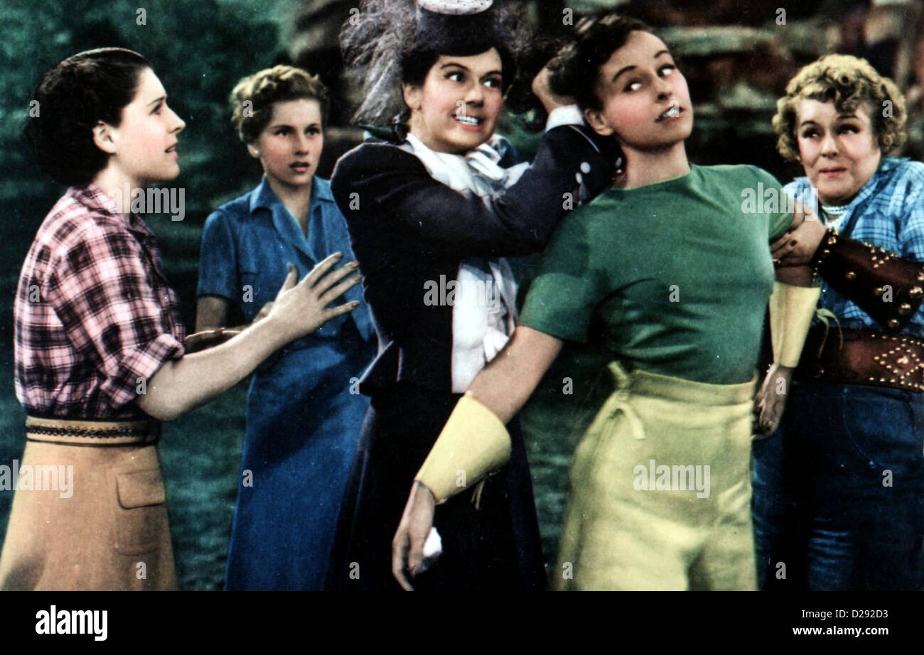 Die Frauen Women, Mary Haines (Norma Shearer), Peggy Day (Joan Fontaine ...