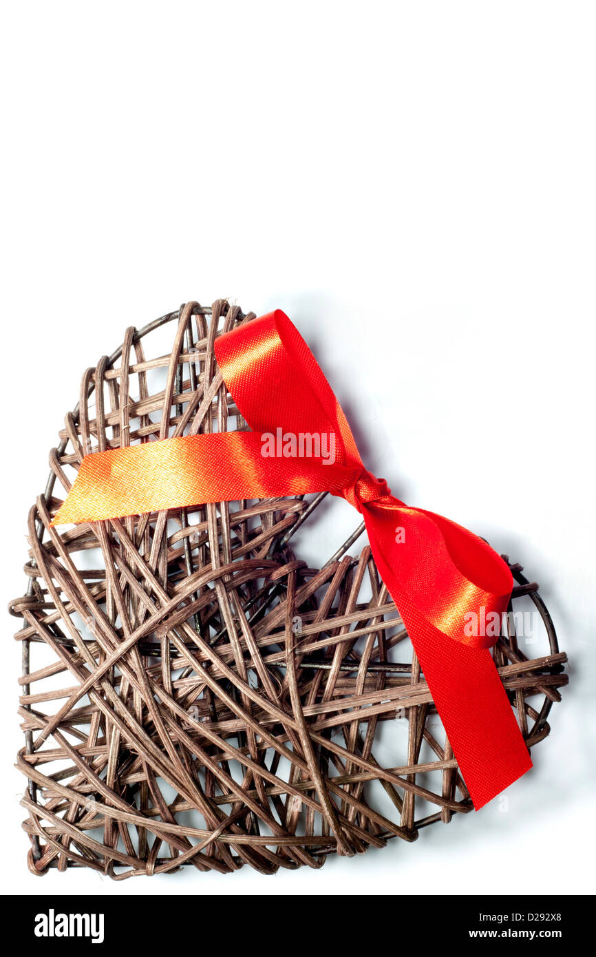 Concept valentines day wicker hi-res stock photography and images - Alamy