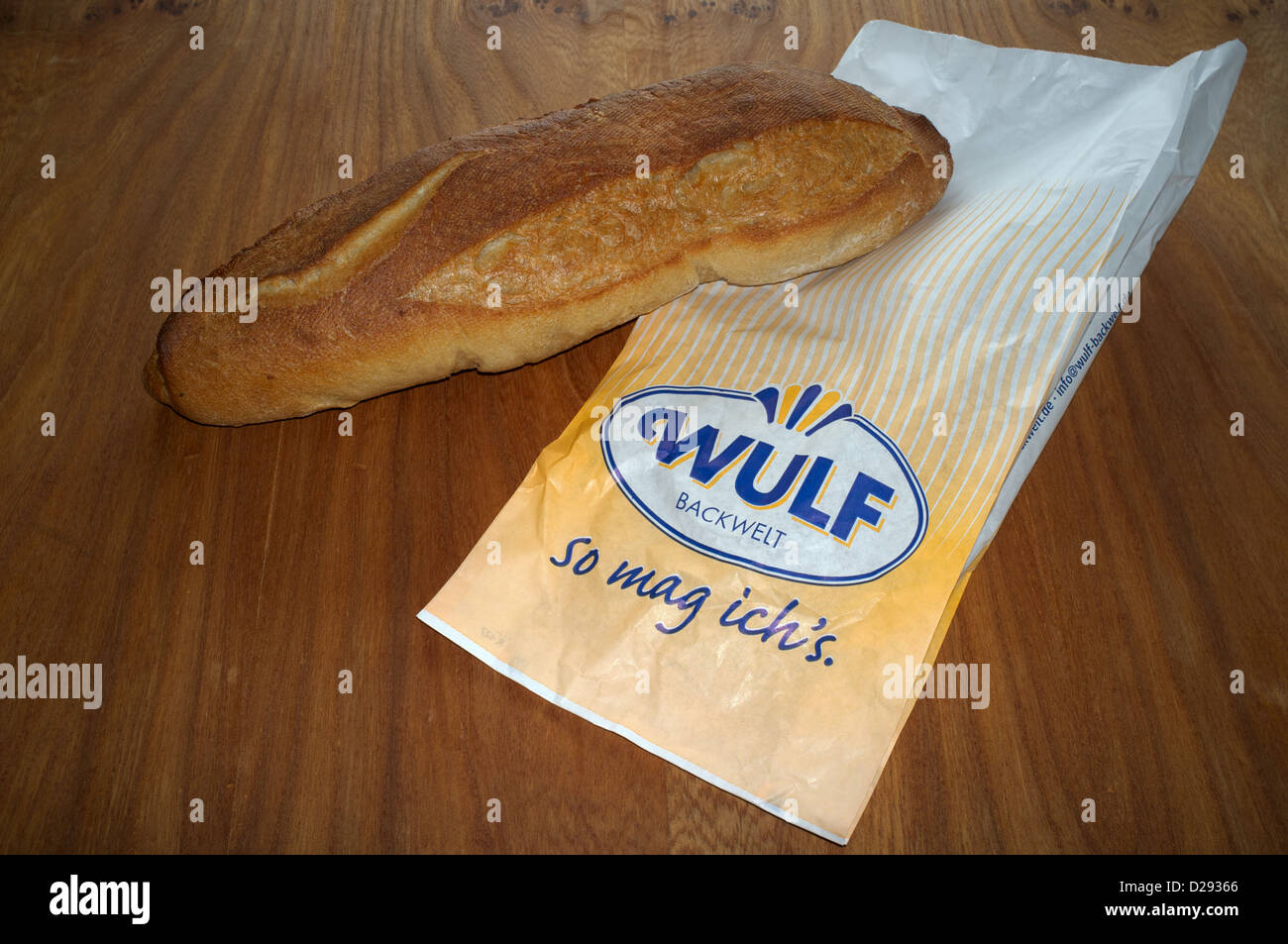 Wulf bakery loaf of bread Stock Photo - Alamy
