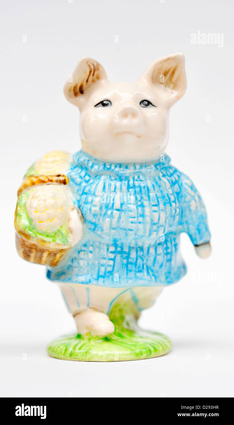 Little Pig Robinson - Beatrix Potter Royal Doulton figurine Stock Photo ...