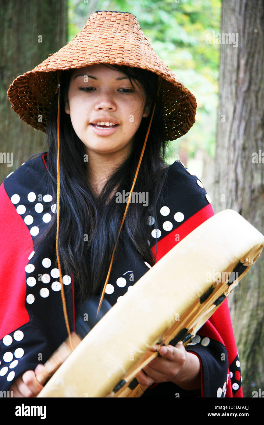 Native American, Takaya Tours, B.C., Canada Stock Photo - Alamy