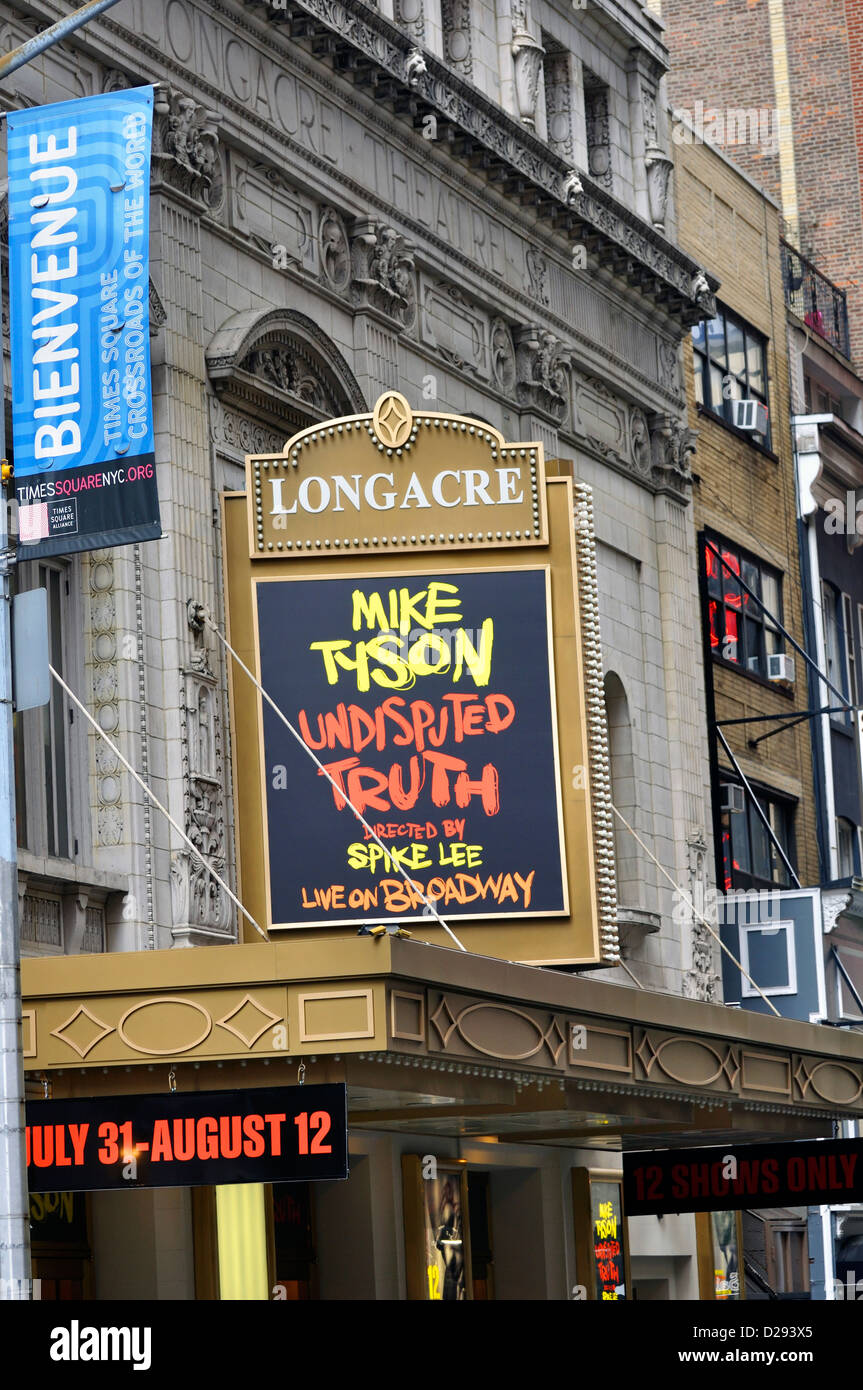 Longacre Theater, New York, USA Stock Photo - Alamy