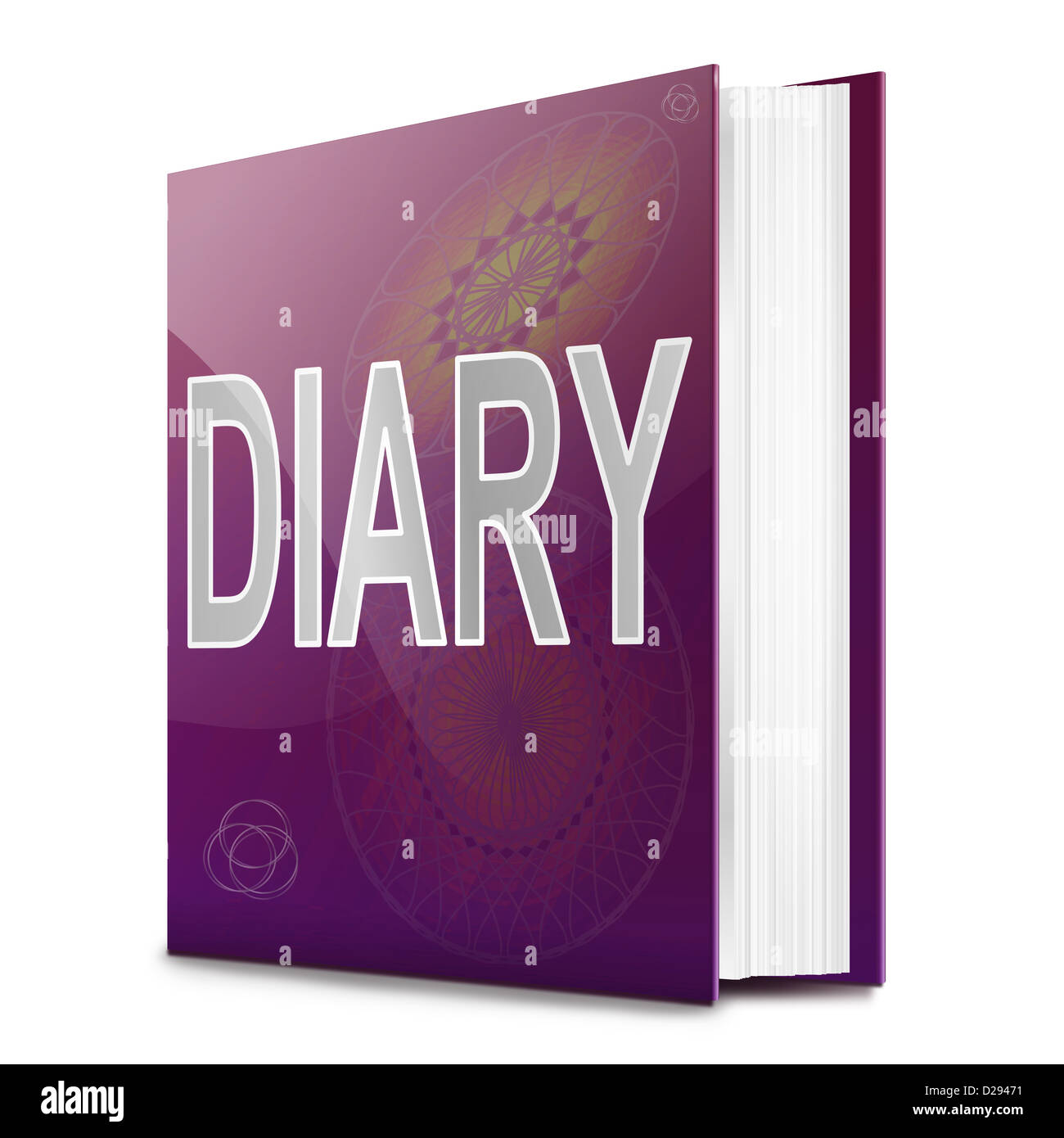 Daily planner log book Cut Out Stock Images & Pictures - Alamy