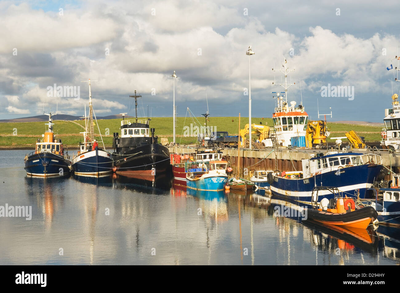 Stromness harbour in the Orkney Islands, Scotland Stock Photo - Alamy