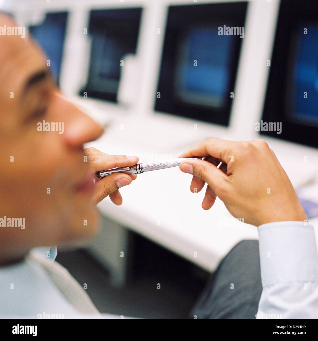 Portrait smiling data center manager hi-res stock photography and ...