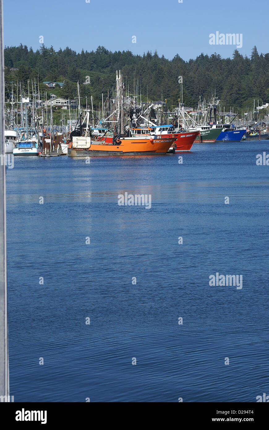 Fishing Fleet in Oregon Stock Photo - Alamy