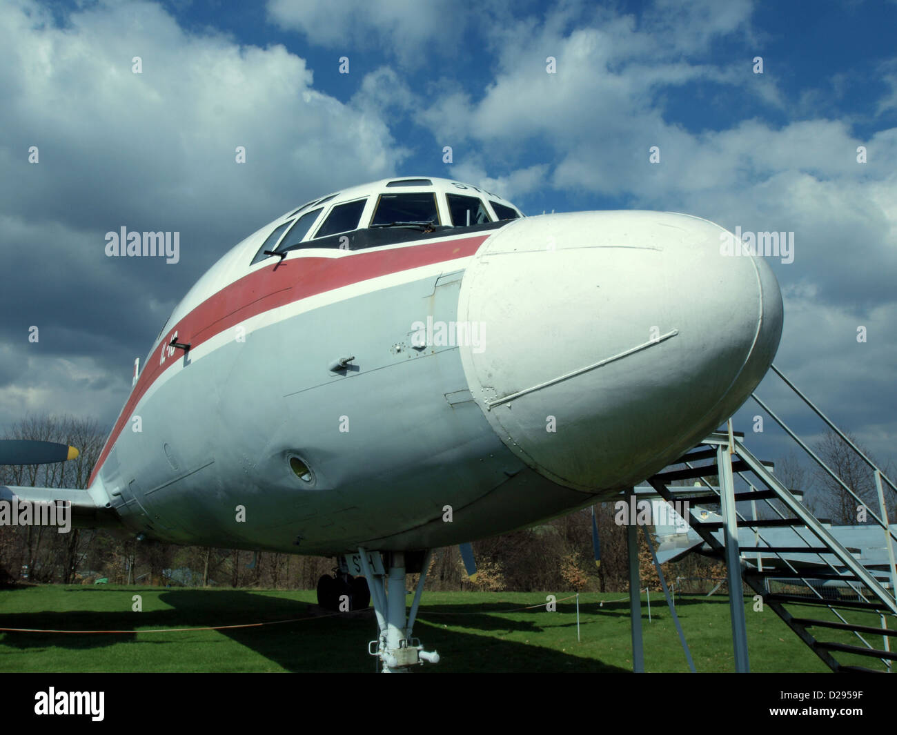 The INTERFLUG Ilyushin IL18 DDR-STH was a Soviet-built turboprop ...
