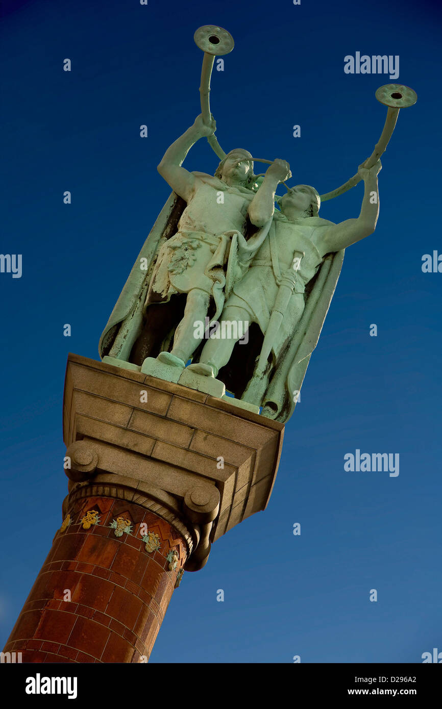 Lur Horn Players at Copenhagen Town Stock Photo - Alamy
