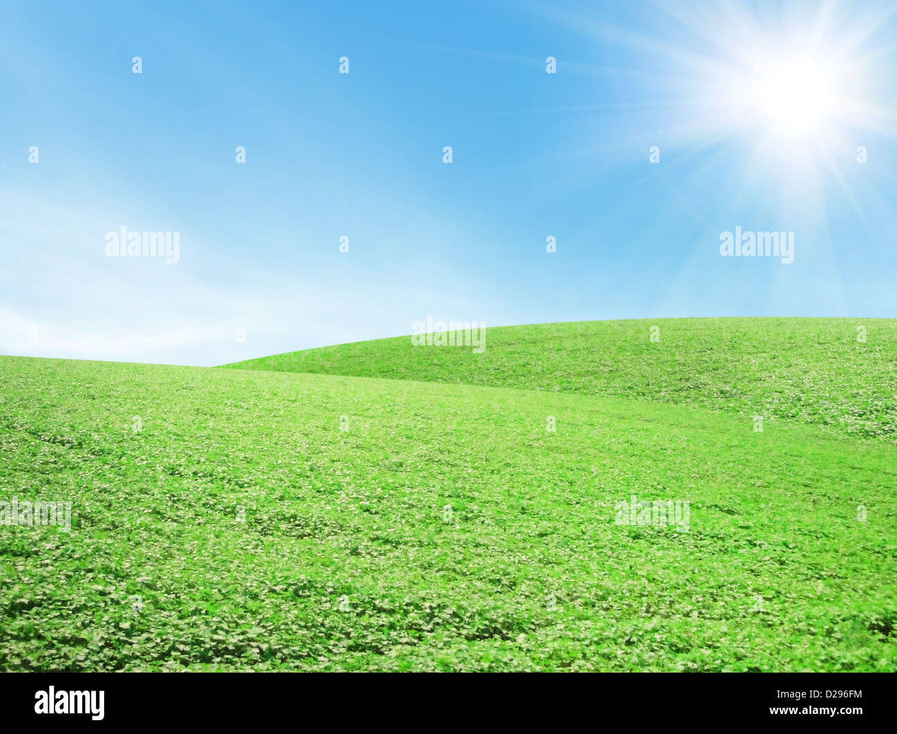 Beautiful summer landscape Stock Photo - Alamy
