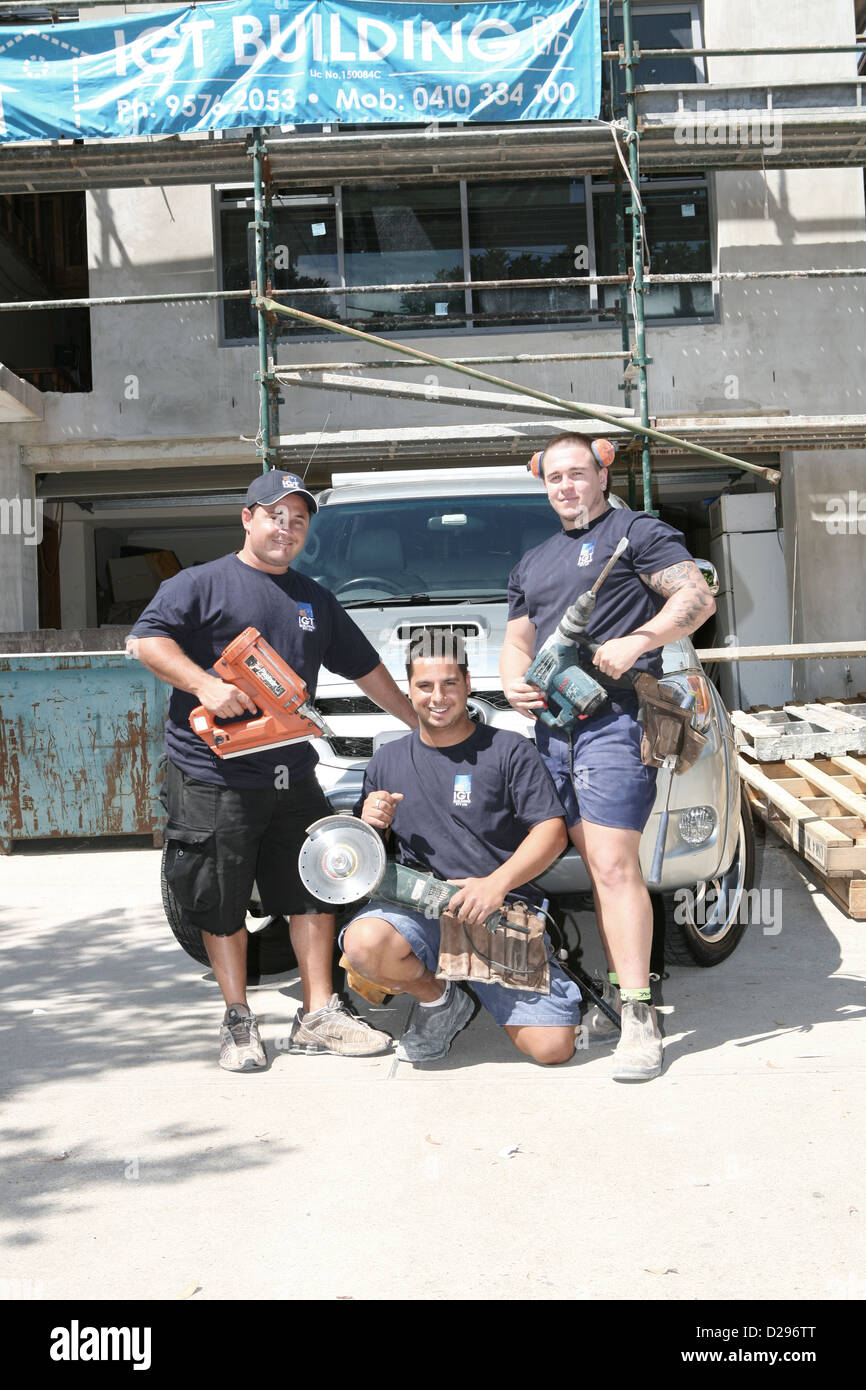 Tradie men trade carpenter hi-res stock photography and images - Alamy