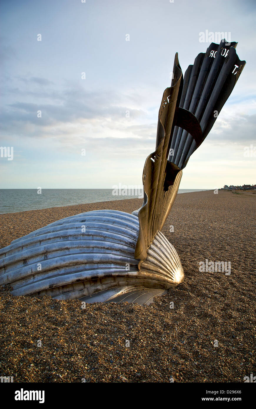 Aldeburgh Suffolk UK Beach Shell Sculpture Stock Photo - Alamy