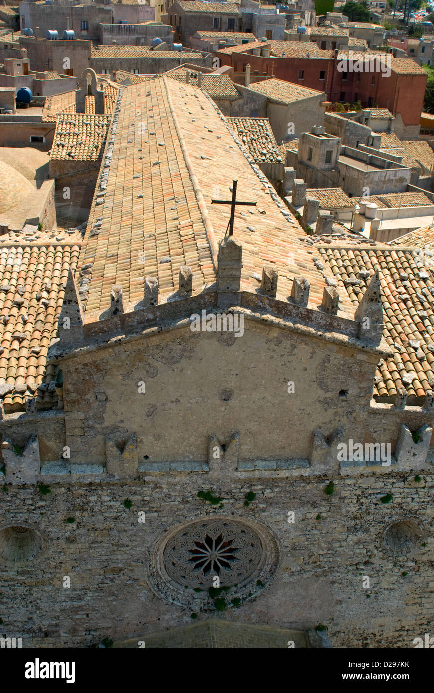 Chiesa Matrice Erice Italy Sicily Stock Photo - Alamy