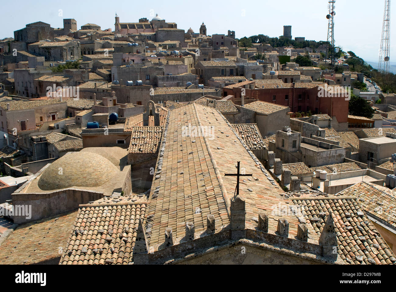 Chiesa Matrice Erice Italy Sicily Stock Photo - Alamy