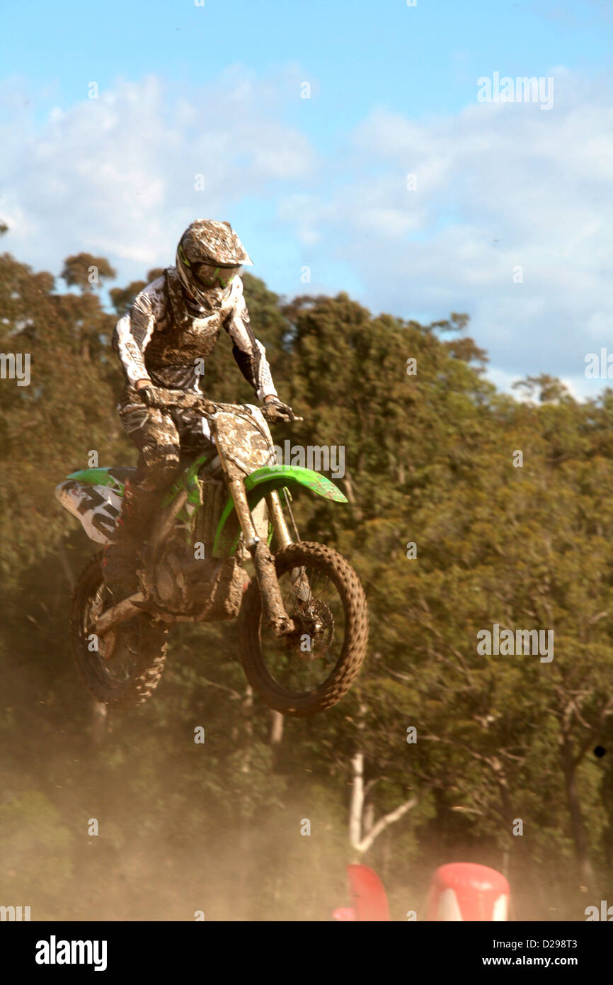 Dirt bike jump hi-res stock photography and images - Alamy
