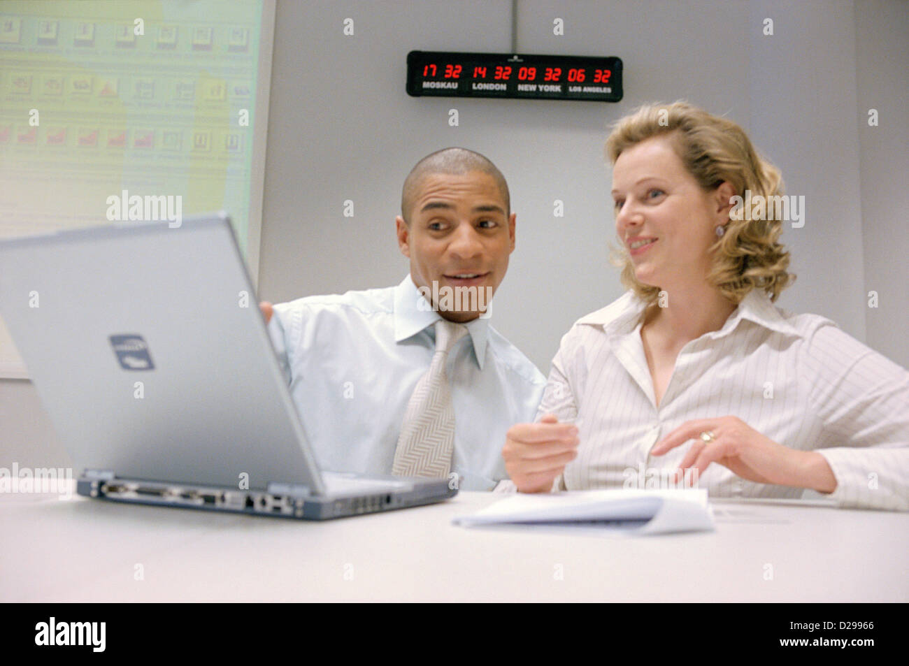 business teamwork in a computer data center Stock Photo - Alamy