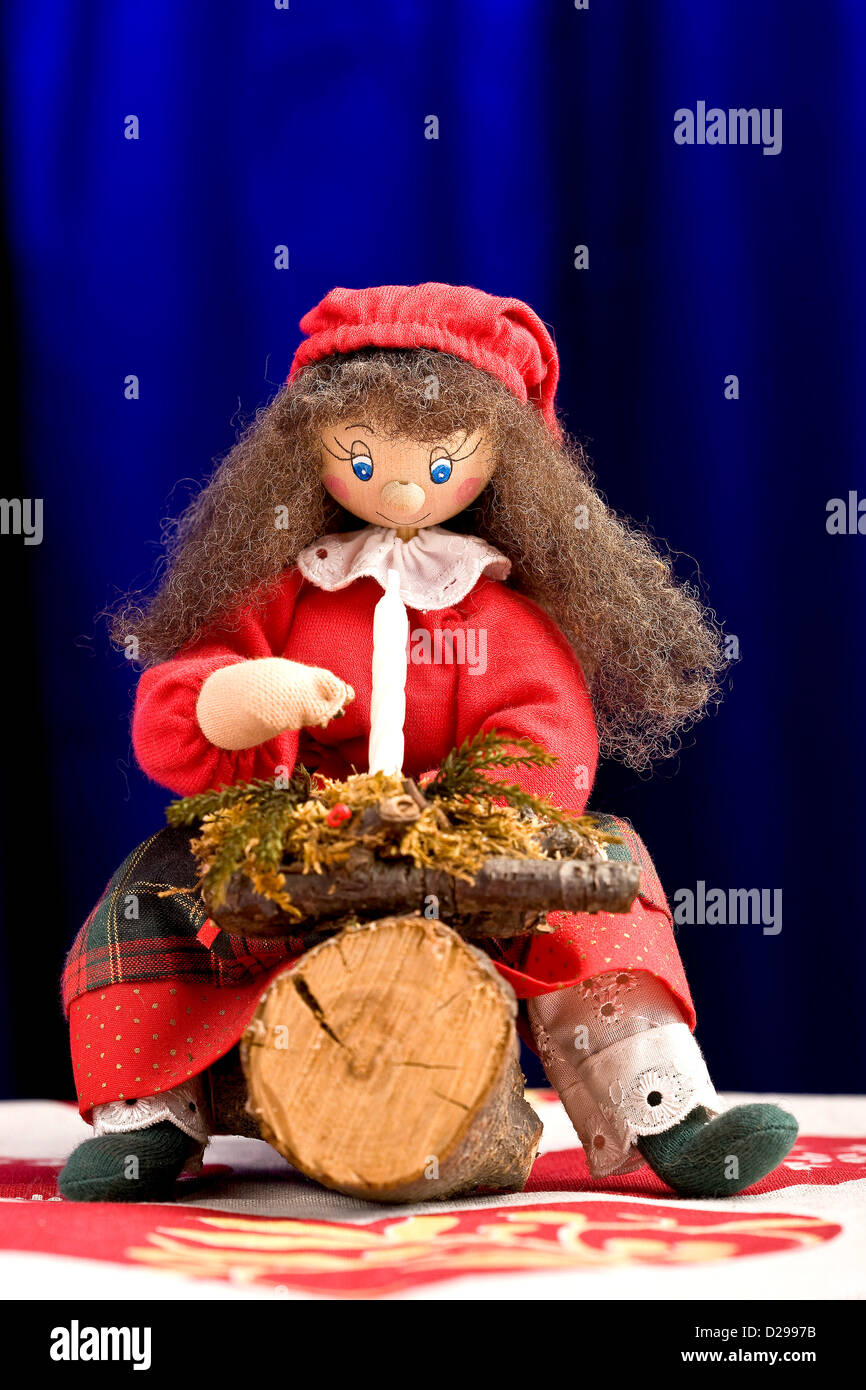 Home made pixie like figure Stock Photo - Alamy