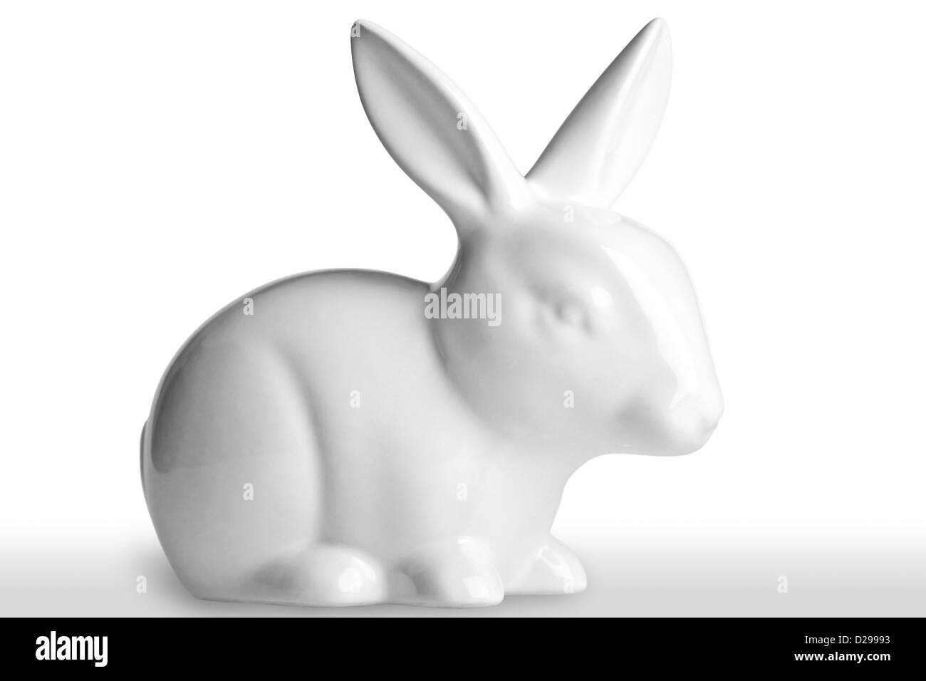 White china rabbit Stock Photo - Alamy